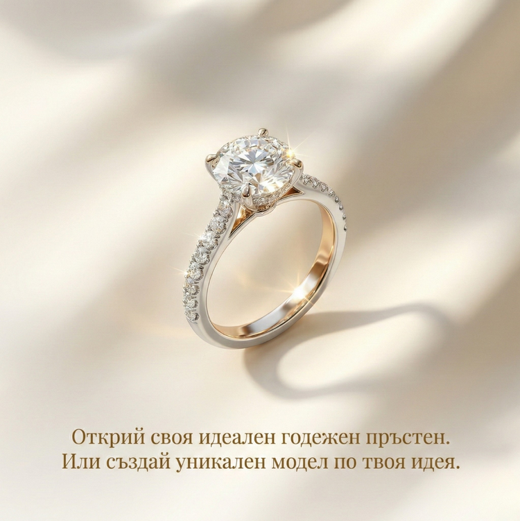 Годежни пръстени с диамант • Златни на супер цени – KIRKORIAN DIAMONDS